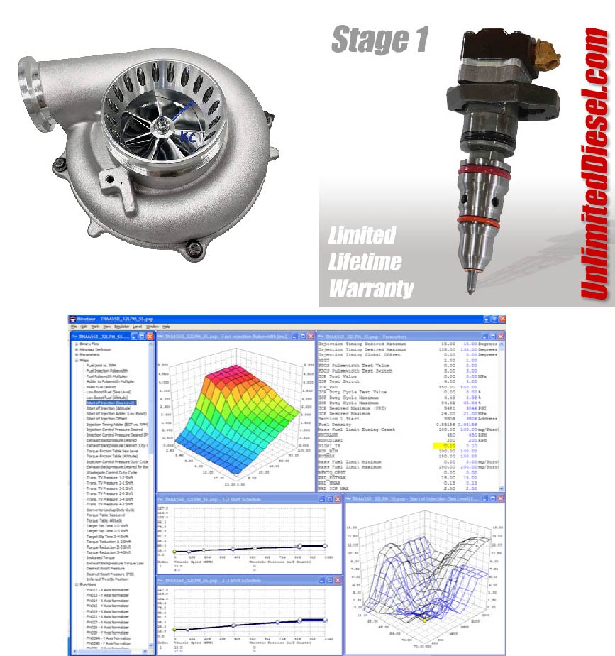 1994.5-1995 7.3 Powerstroke Performance Package, 350HP – Unlimited ...